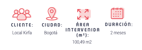 Diseño Arquitectónico Local Kirfa | Arquidez-Construyendo-Experiencias